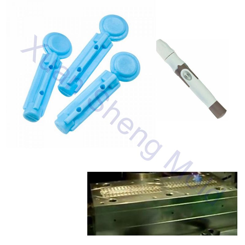 Blood lancet pins medical molding