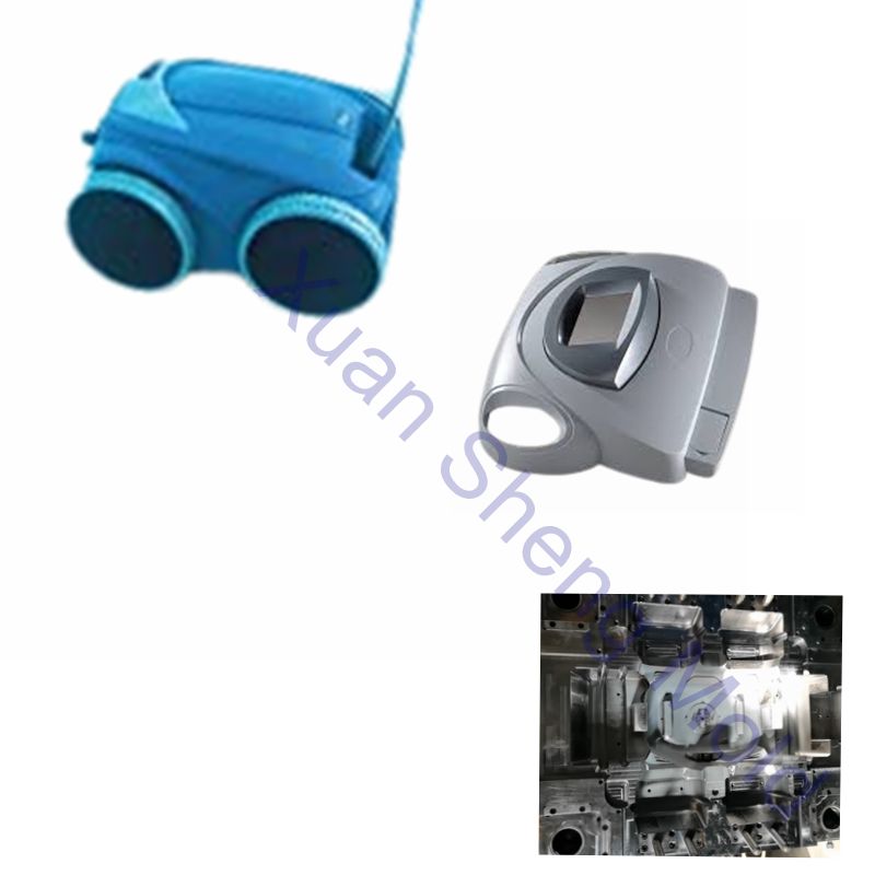 Underwater robot vacuums complex injection molding