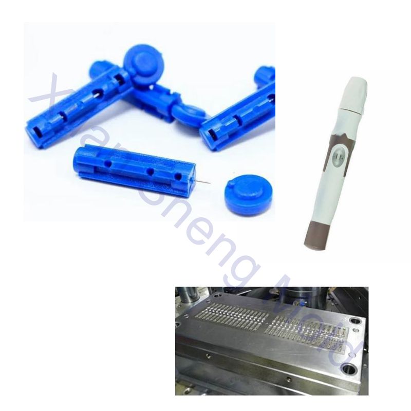 Blood lancet pins medical molding