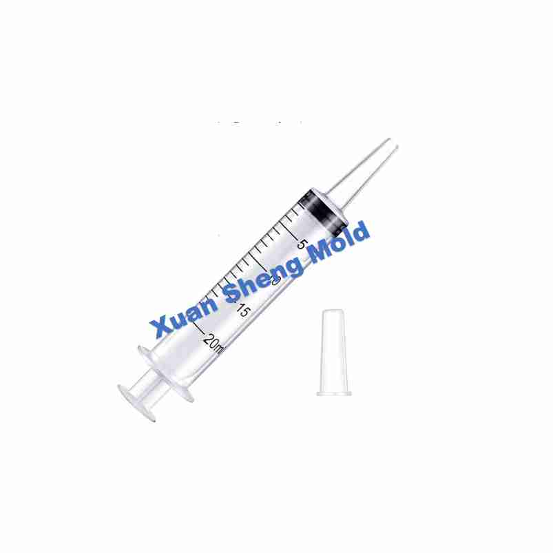 plastic syringe injection mold and injection molding medical parts